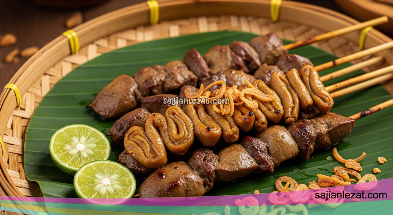 Resep Sate Jeroan Ayam Ati Ampela dan Usus Gurih Nikmat
