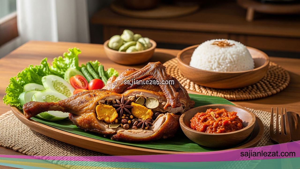 Resep Bebek Bakar Isi