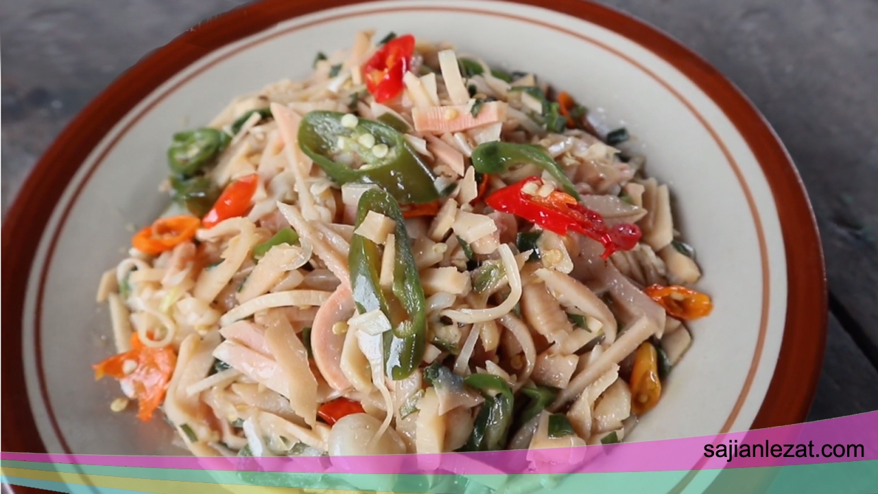 Resep Tumis Rebung Oseng Pedas Gurih Sederhana dan Enak