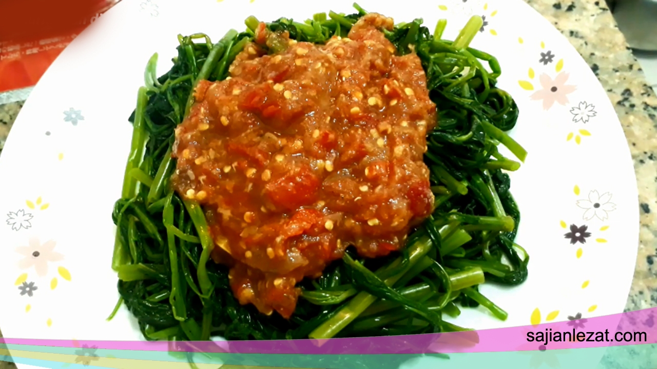 Resep Plecing Kangkung Segar Pedas Khas Lombok