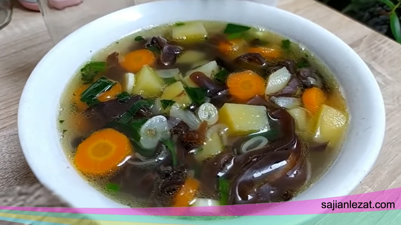 Resep Sop Jamur Kuping Campur Bakso Endles