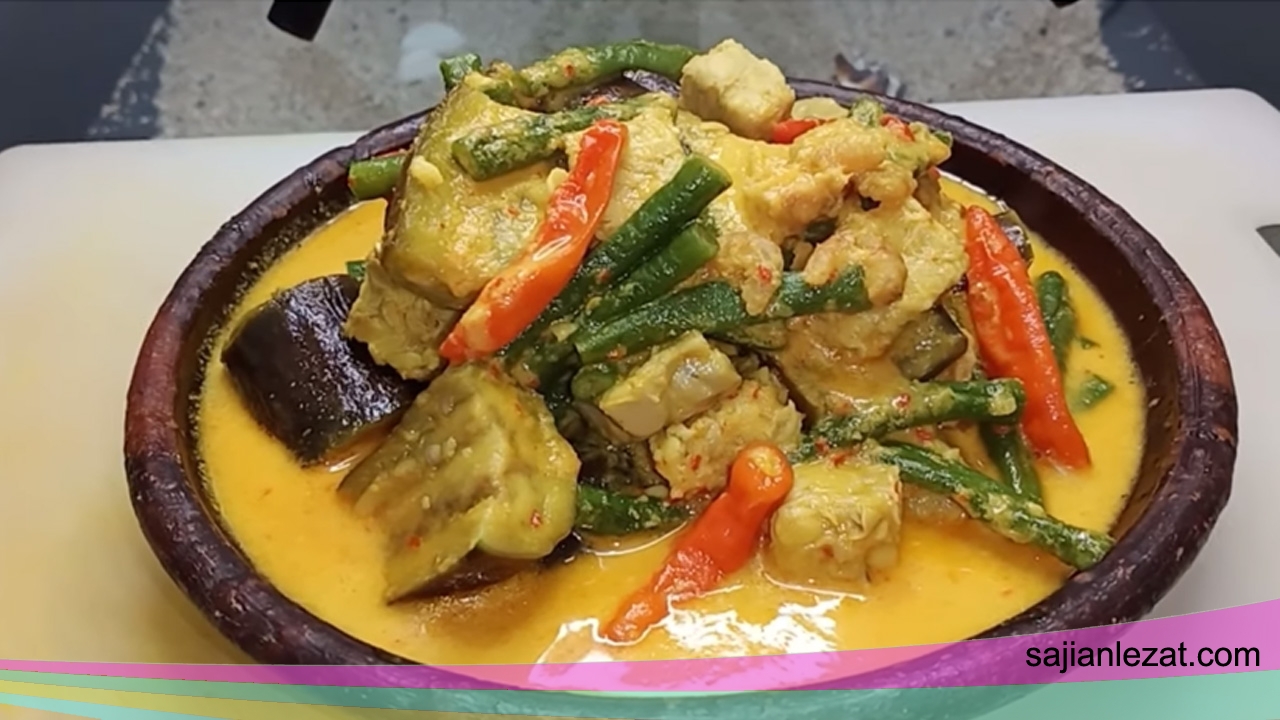 Resep Sayur Terong Santan Kacang Panjang Simpel dan Gurih