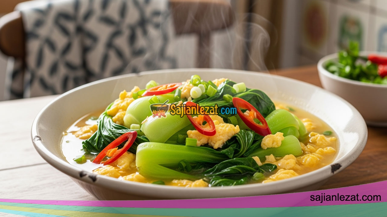 Resep Cah Pokcoy Kuah Telur Praktis dan Bergizi untuk Harian