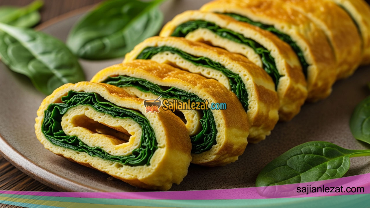 Resep Telur Gulung Daun Bayam Sehat dan Praktis untuk Sarapan